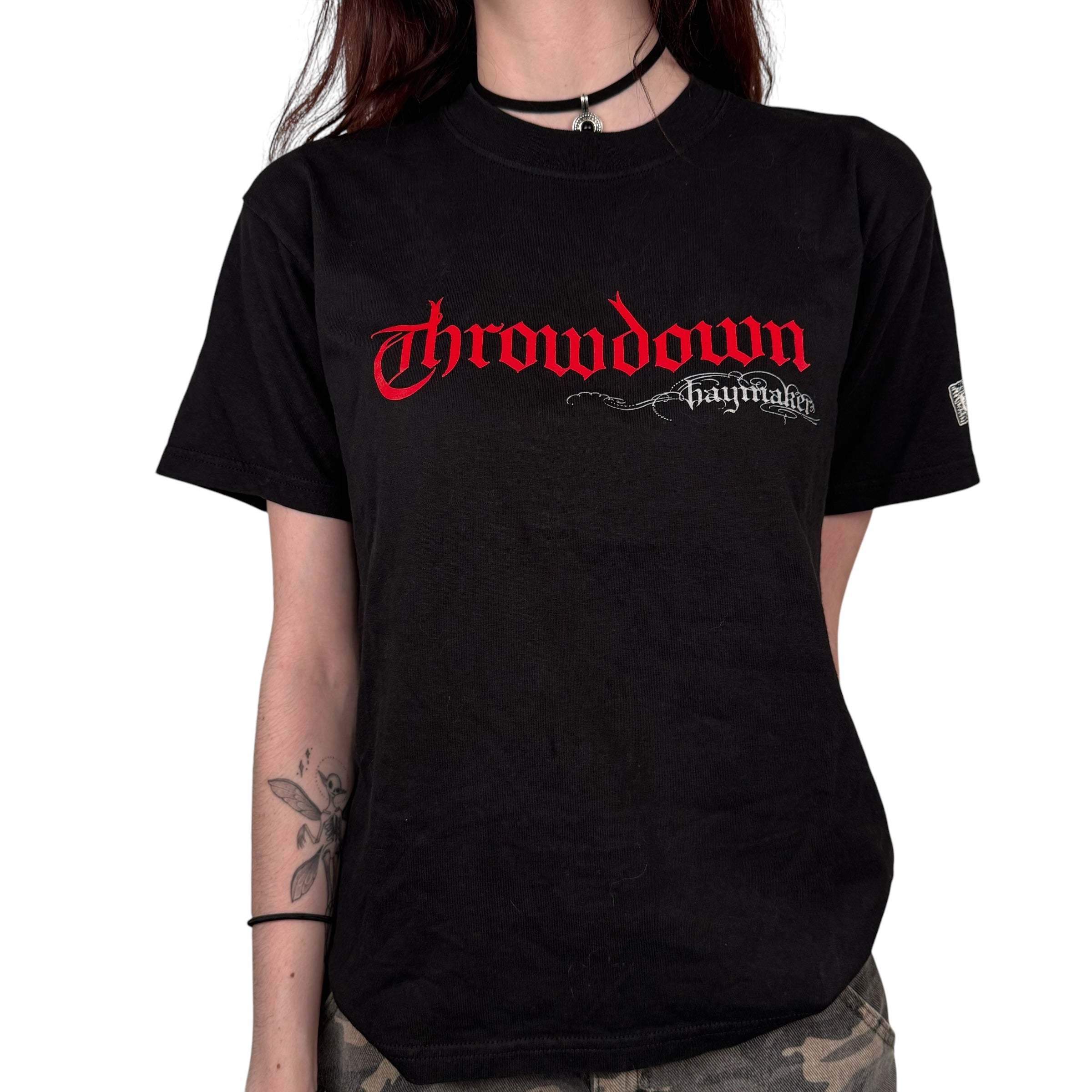 Vintage 2003 Throwdown Shirt XS Haymaker Trustkill – Madd Vintage