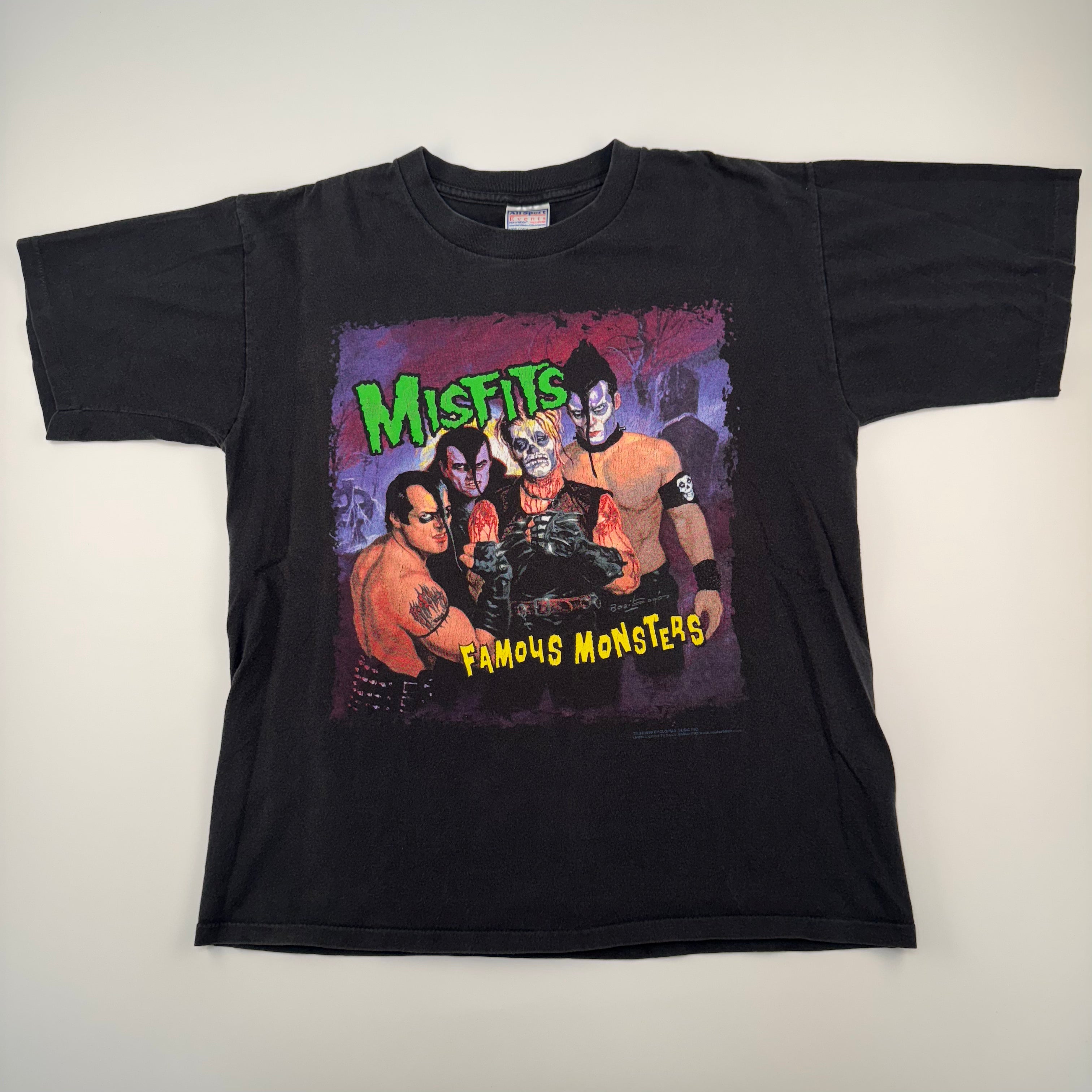 Vintage 1999 Misfits Shirt Large Famous Monsters – Madd Vintage