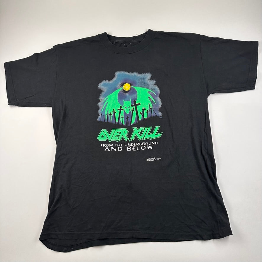 Vintage 1997 Overkill Shirt Large From The Underground And Below – Madd ...