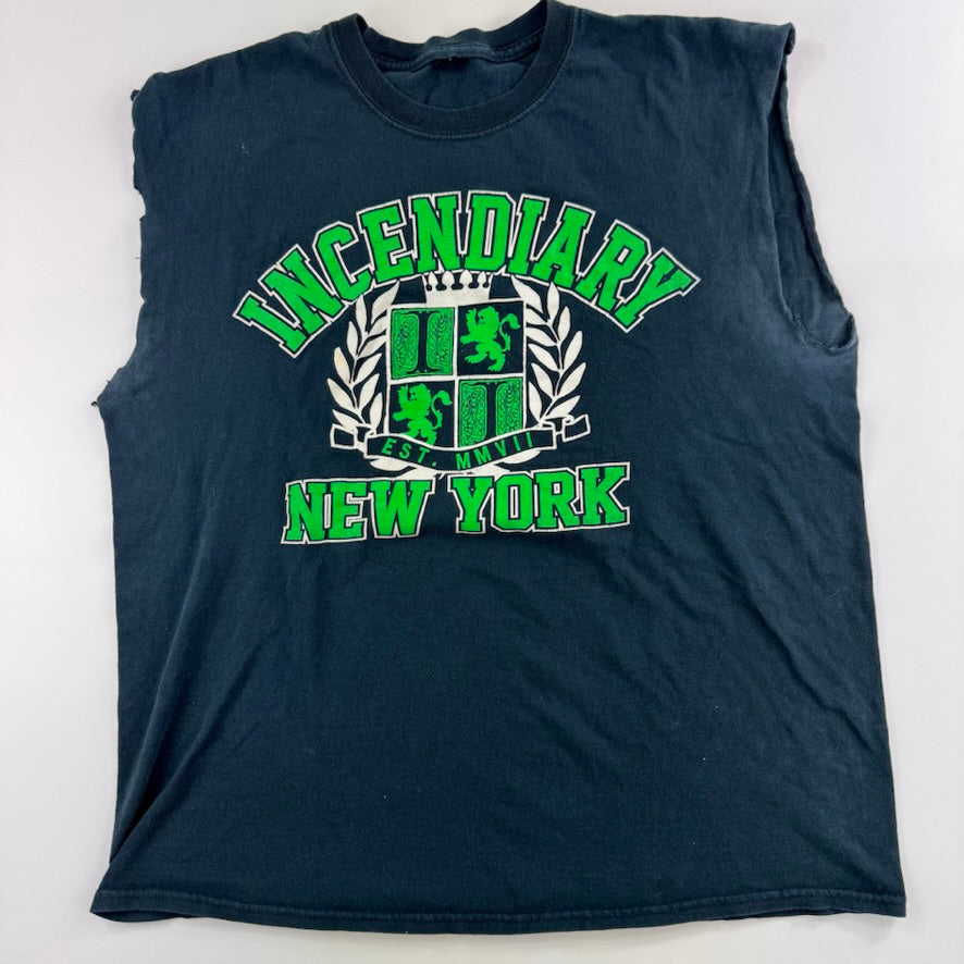 Incendiary Sleeveless Shirt Medium – Madd Vintage