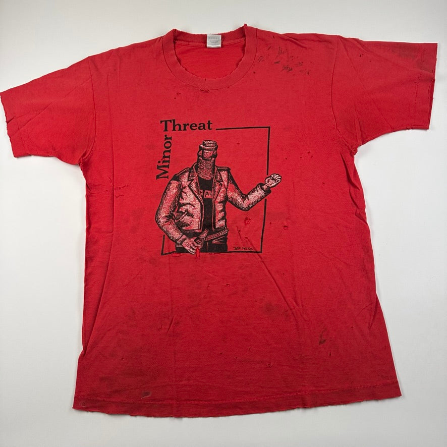 Vintage 90s Minor Threat Shirt Large Bottle Violence – Madd Vintage