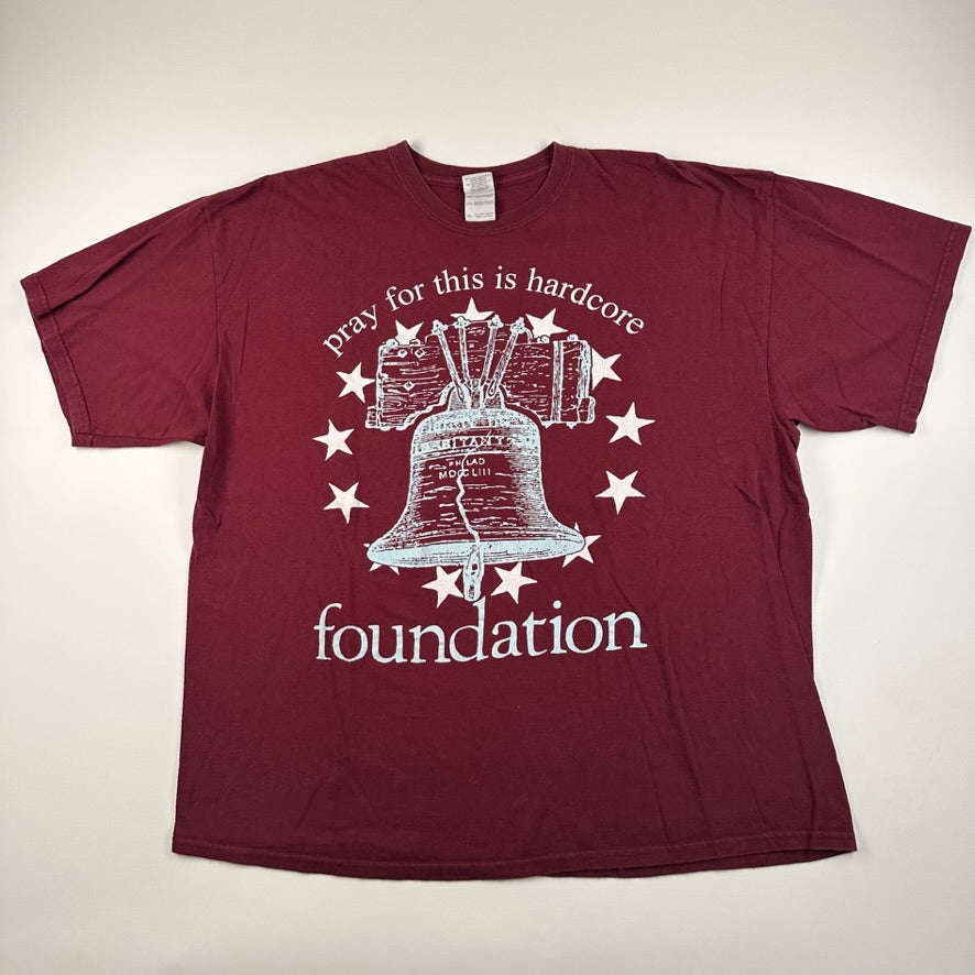 Foundation Shirt XXL Pray For This Is Hardcore – Madd Vintage
