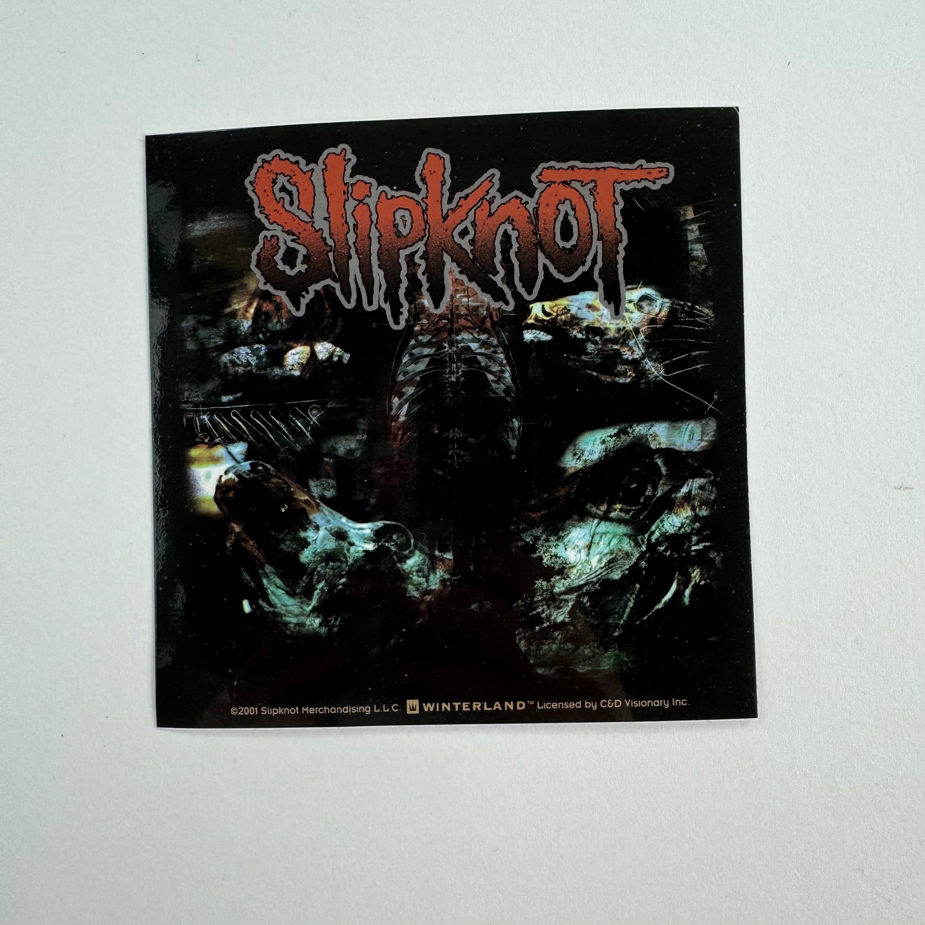 Vintage 2001 Slipknot Sticker – Madd Vintage